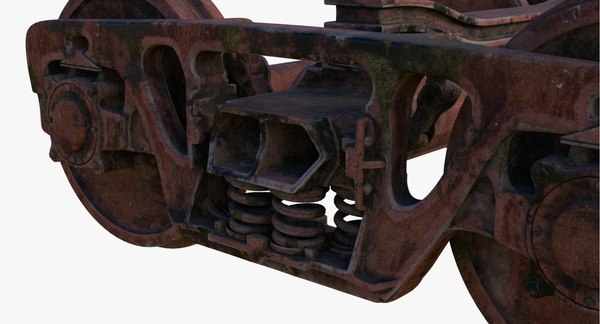 rust wheel 3d model