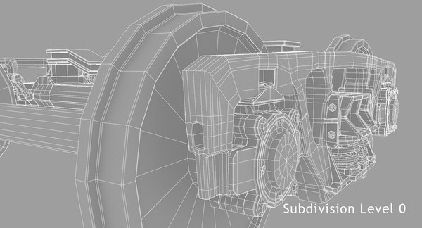 rust wheel 3d model