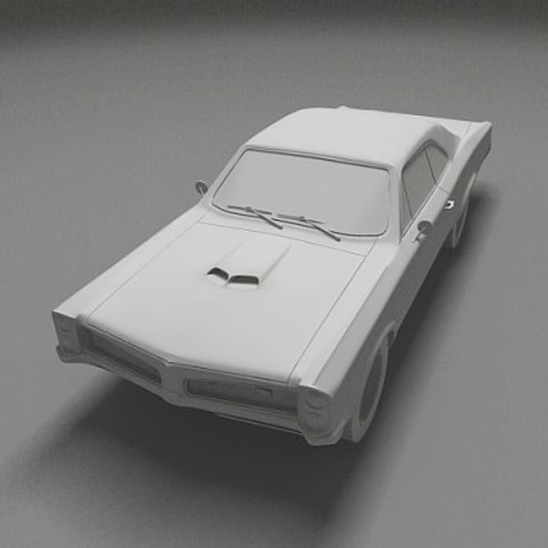 riviera pontiac gto 3d model