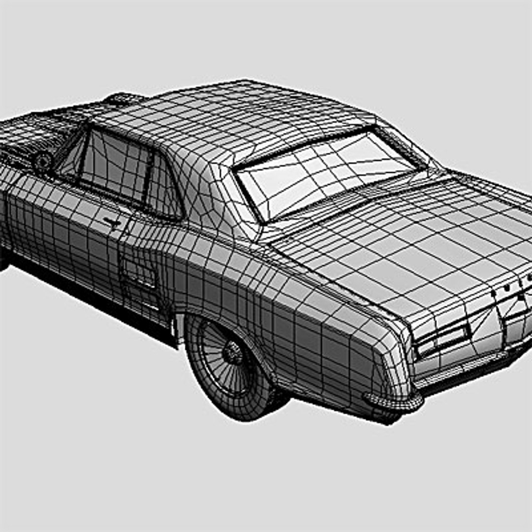 Riviera Pontiac Gto 3d Model