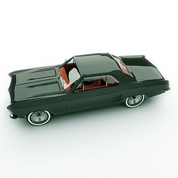 riviera pontiac gto 3d model