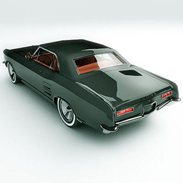 riviera pontiac gto 3d model