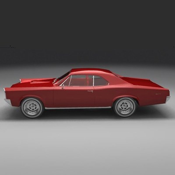 riviera pontiac gto 3d model