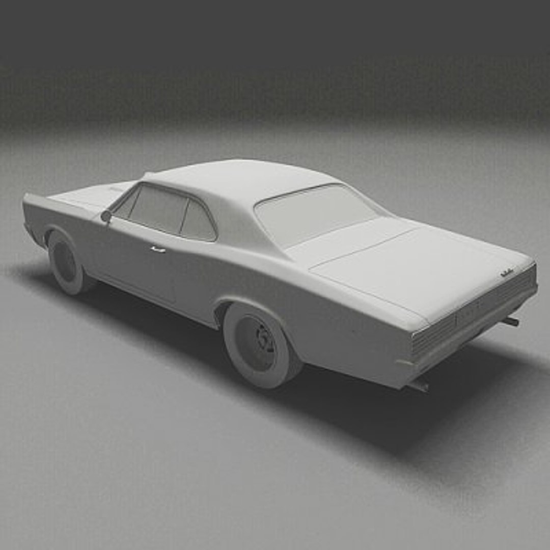 Riviera Pontiac Gto 3d Model