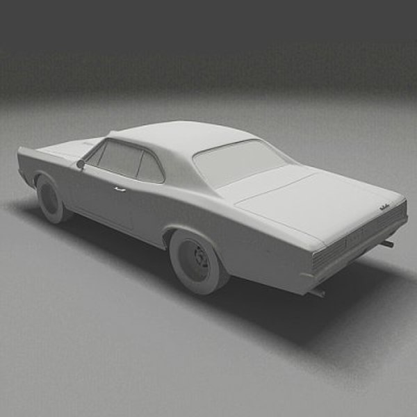riviera pontiac gto 3d model