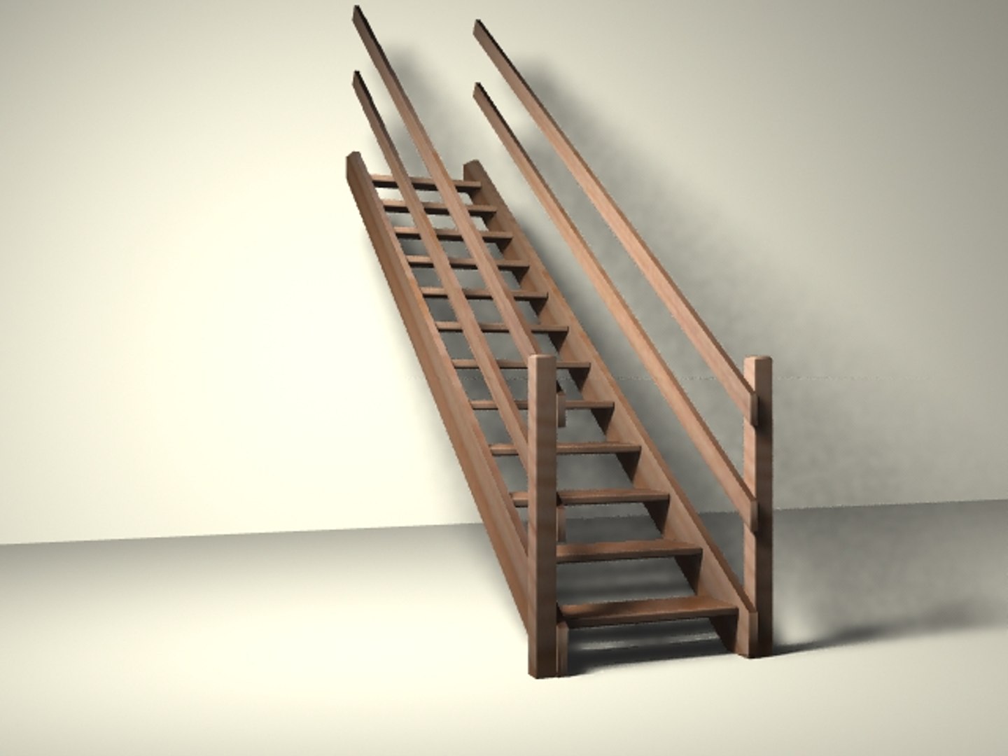 Free Obj Model Stairs