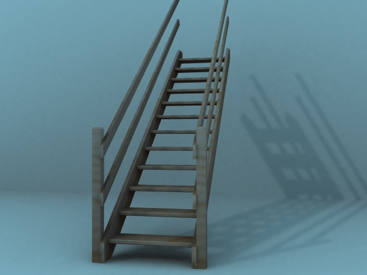 Free Obj Model Stairs