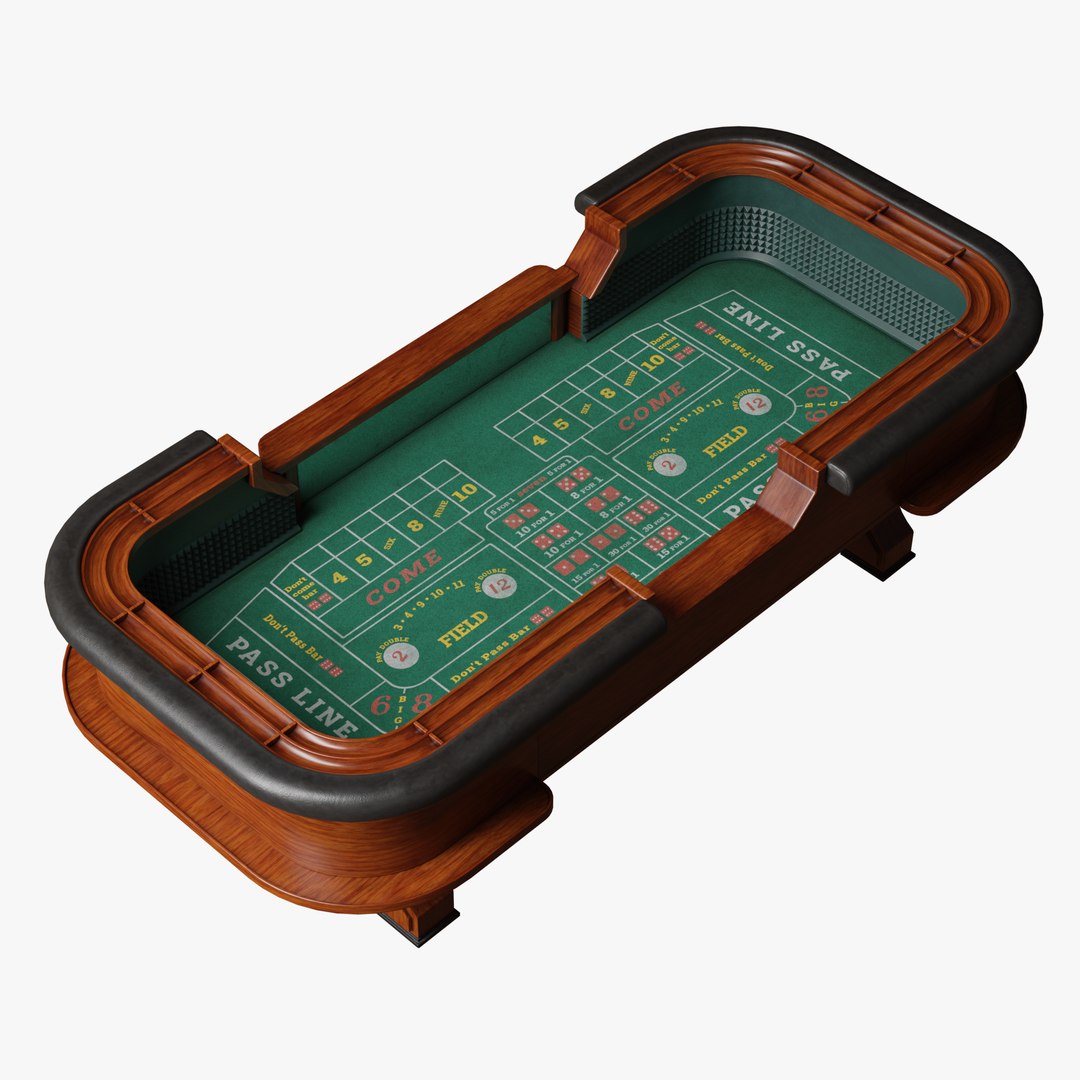 3D Craps Table 3D - TurboSquid 1999964