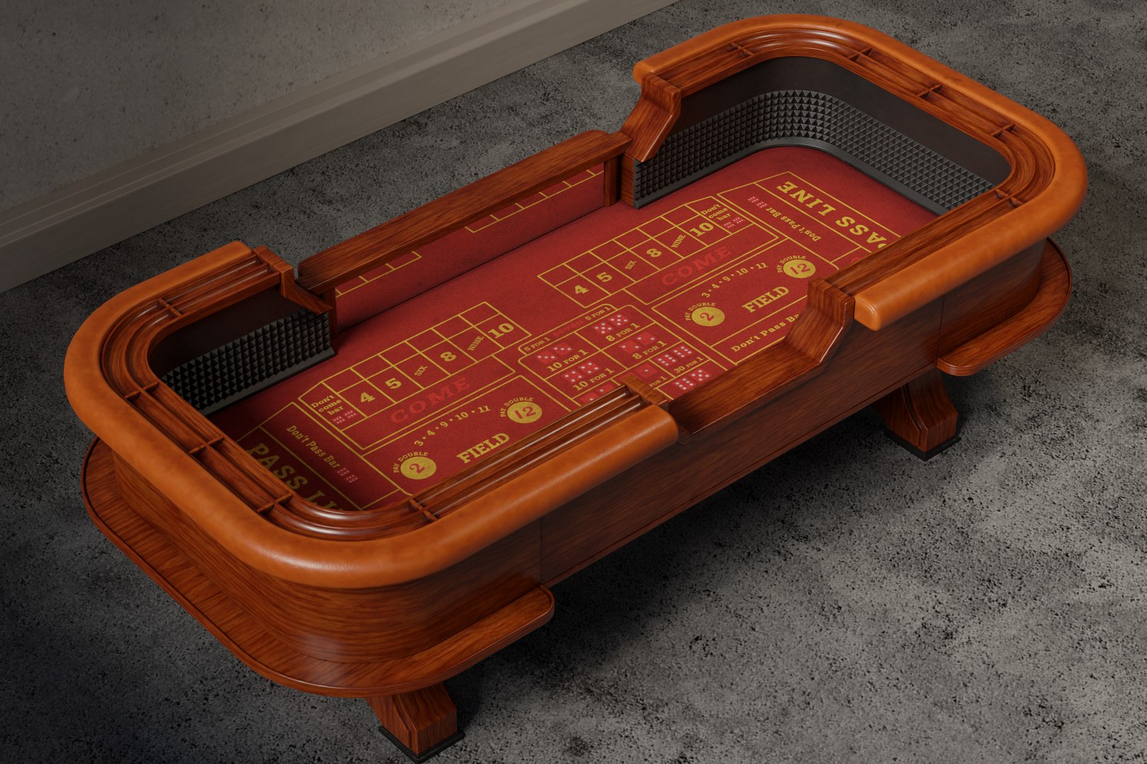 3D Craps Table 3D - TurboSquid 1999964