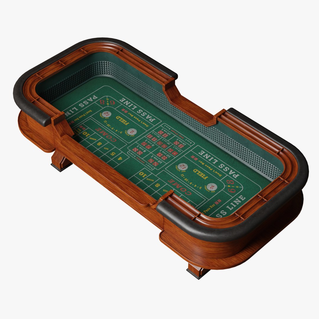 3D Craps Table 3D - TurboSquid 1999964
