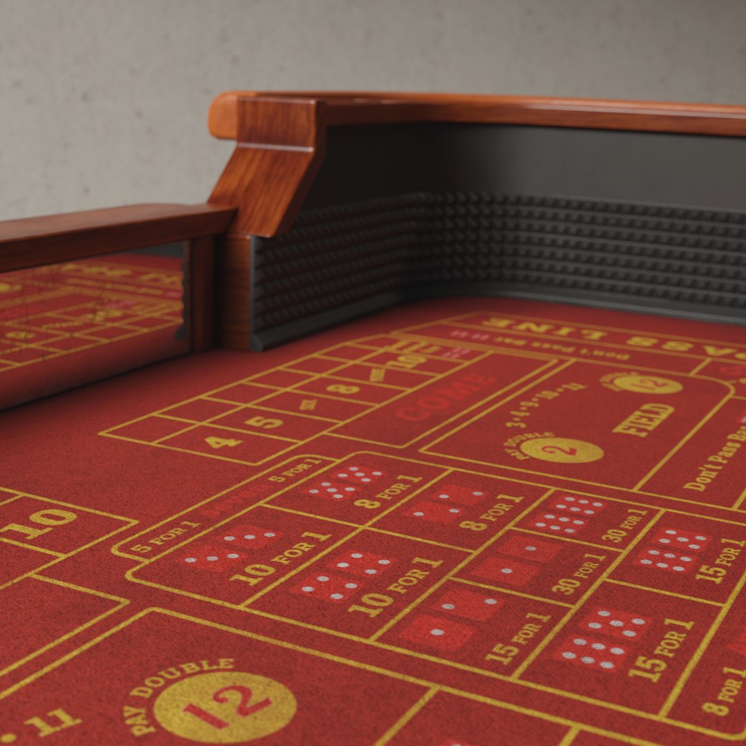 3D Craps Table 3D - TurboSquid 1999964
