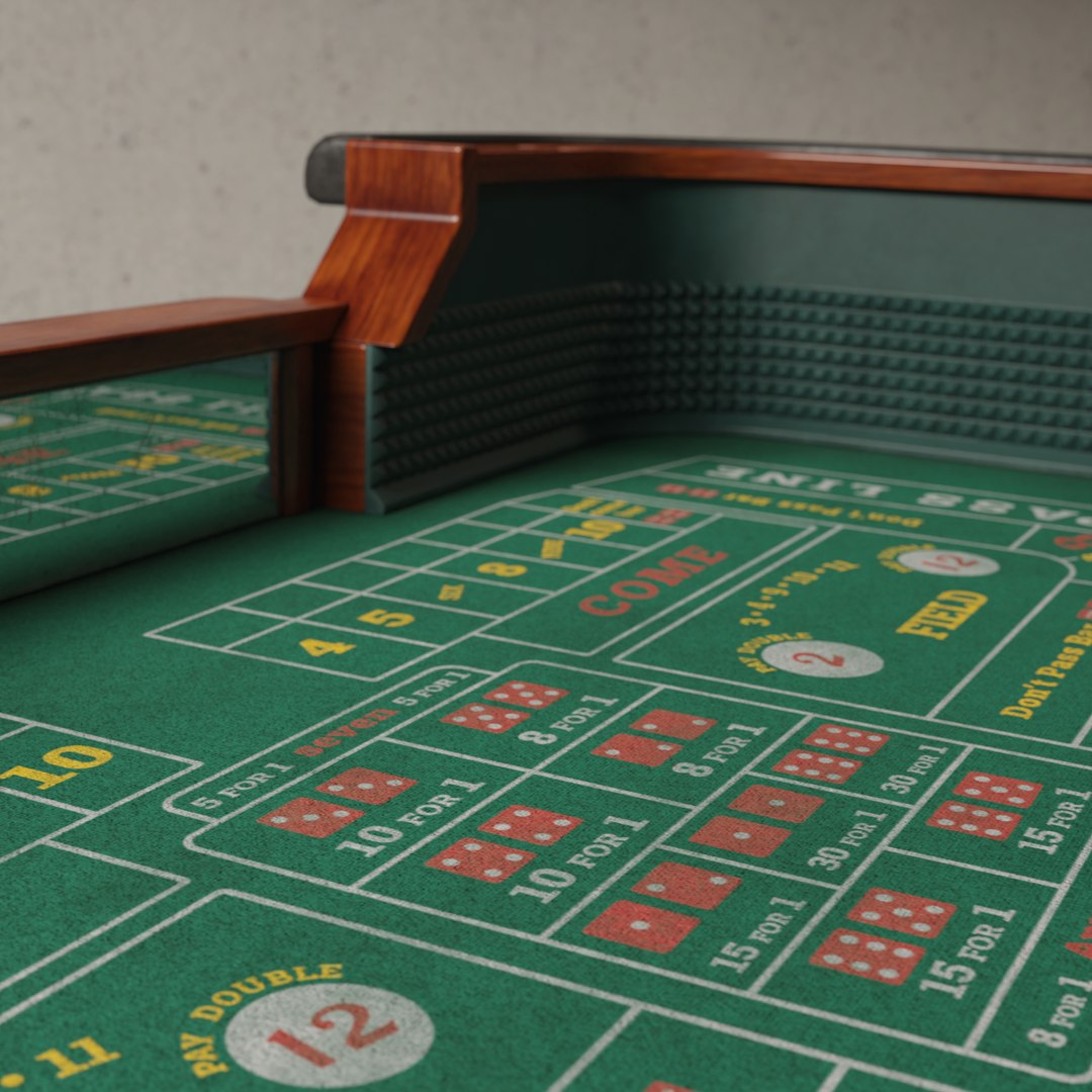 3D Craps Table 3D - TurboSquid 1999964