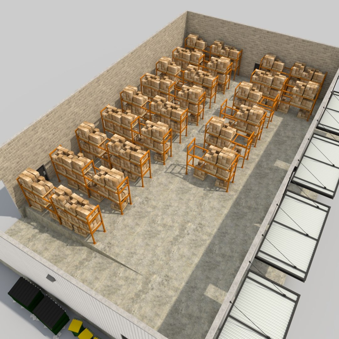 3d model warehouse truss loading