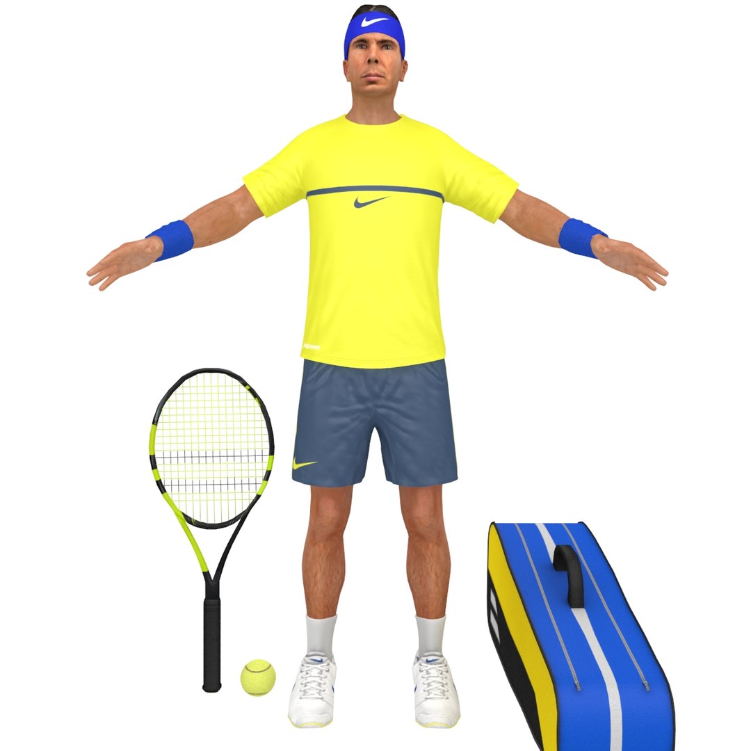 3D Rafael Nadal Racket - TurboSquid 1298047
