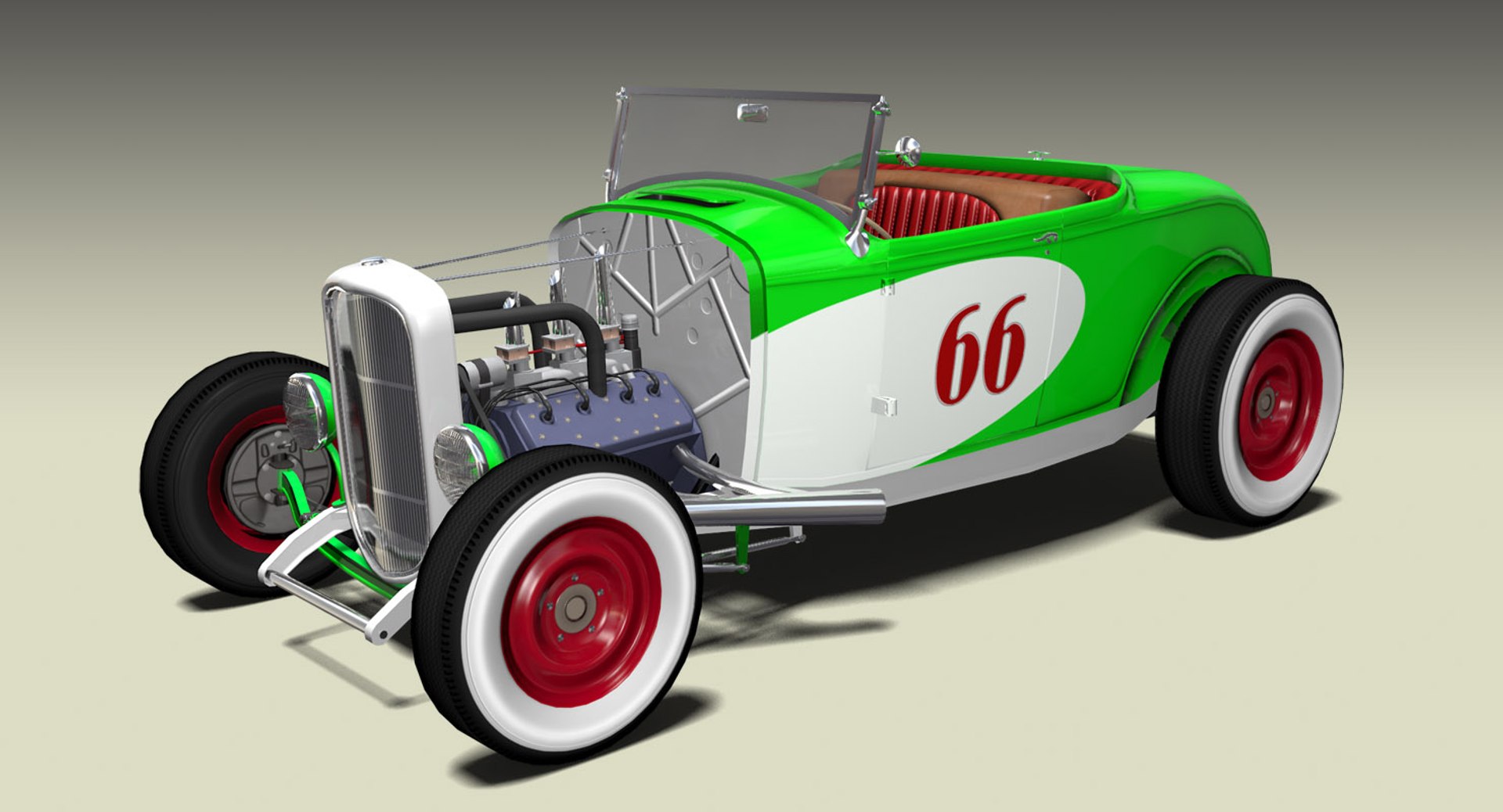 Hot Rod Model - TurboSquid 1330115