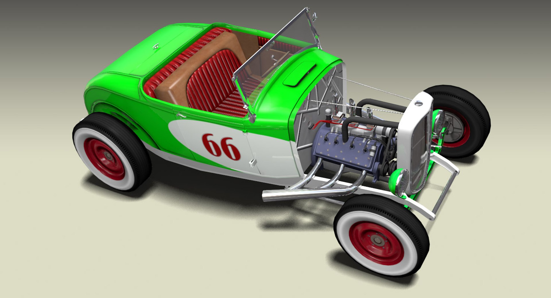 Hot Rod Model - TurboSquid 1330115