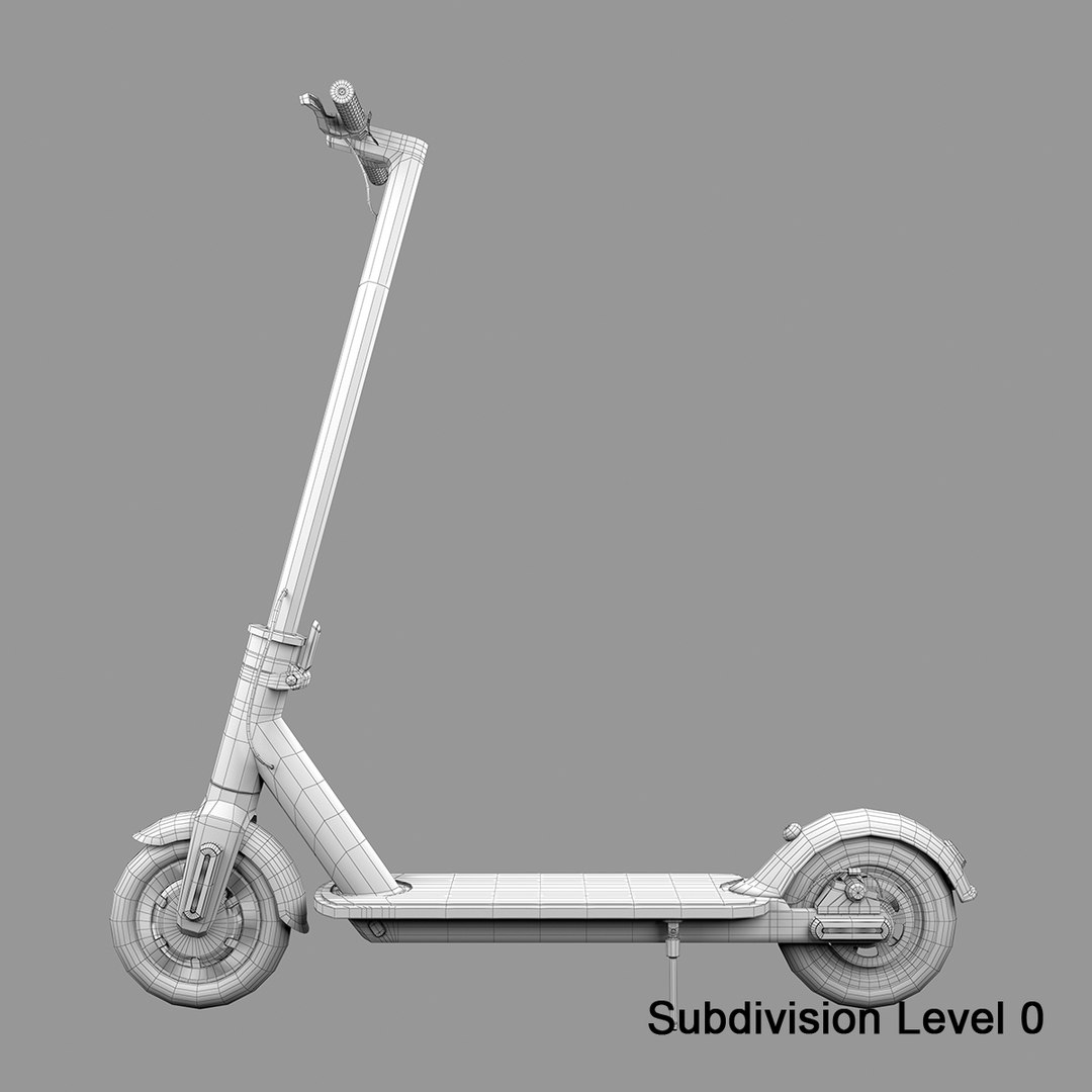 Electric Scooter 3D Model - TurboSquid 1207690