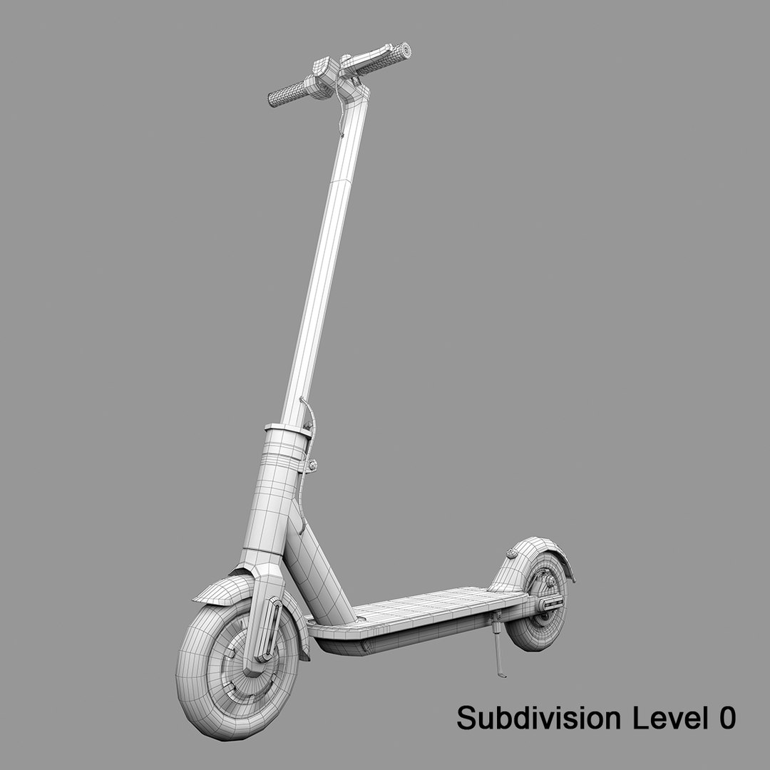Electric Scooter 3D Model - TurboSquid 1207690