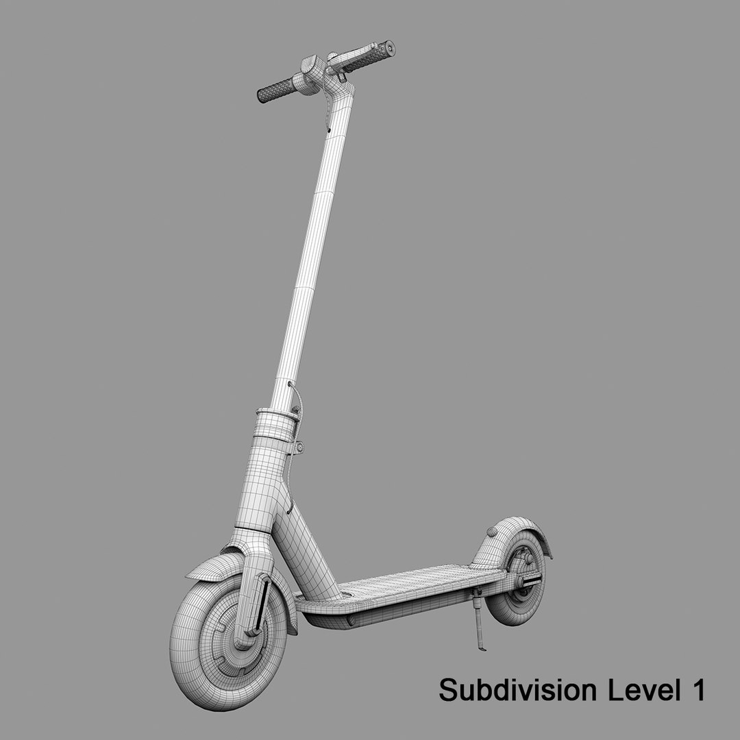 Electric Scooter 3D Model - TurboSquid 1207690