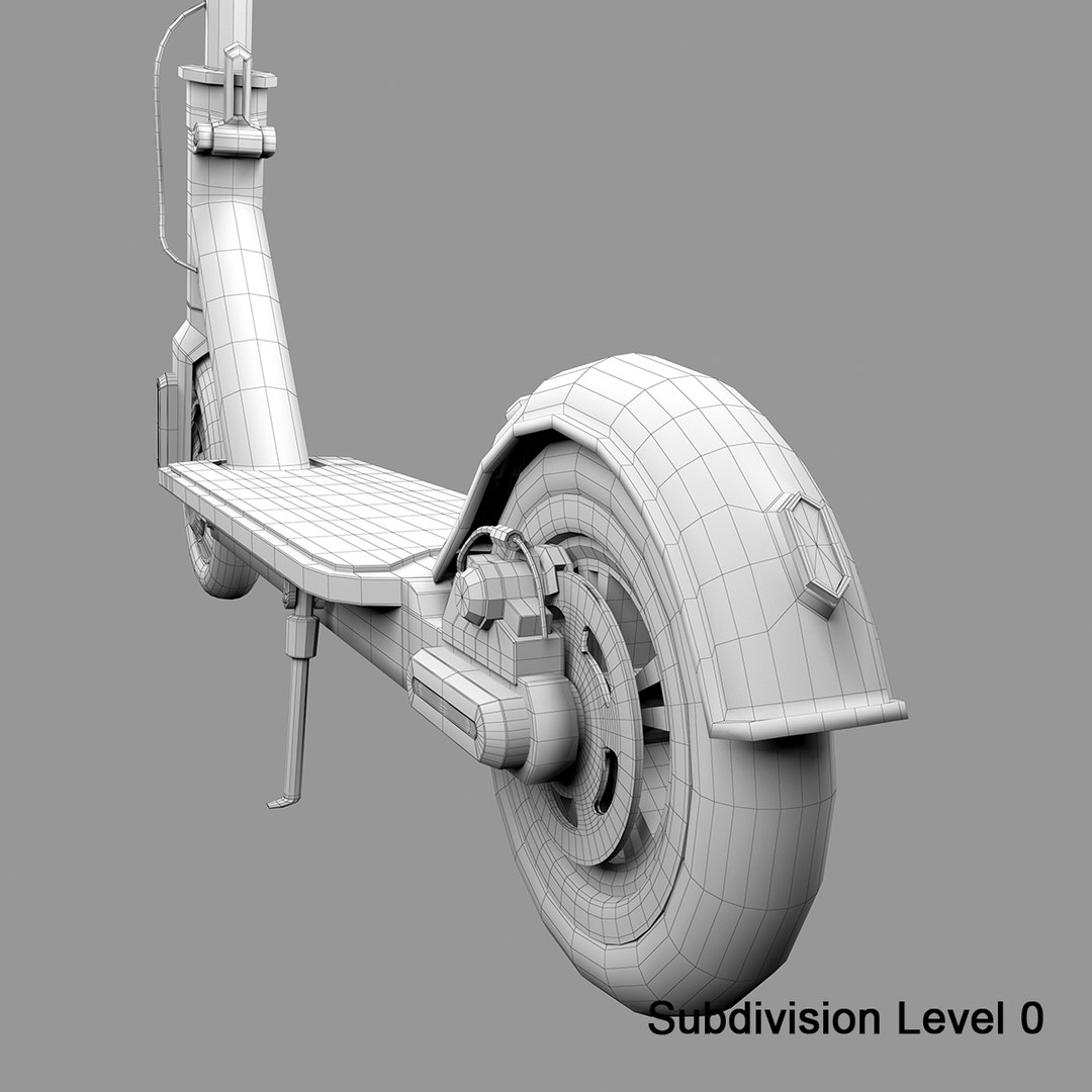 Electric Scooter 3D Model - TurboSquid 1207690