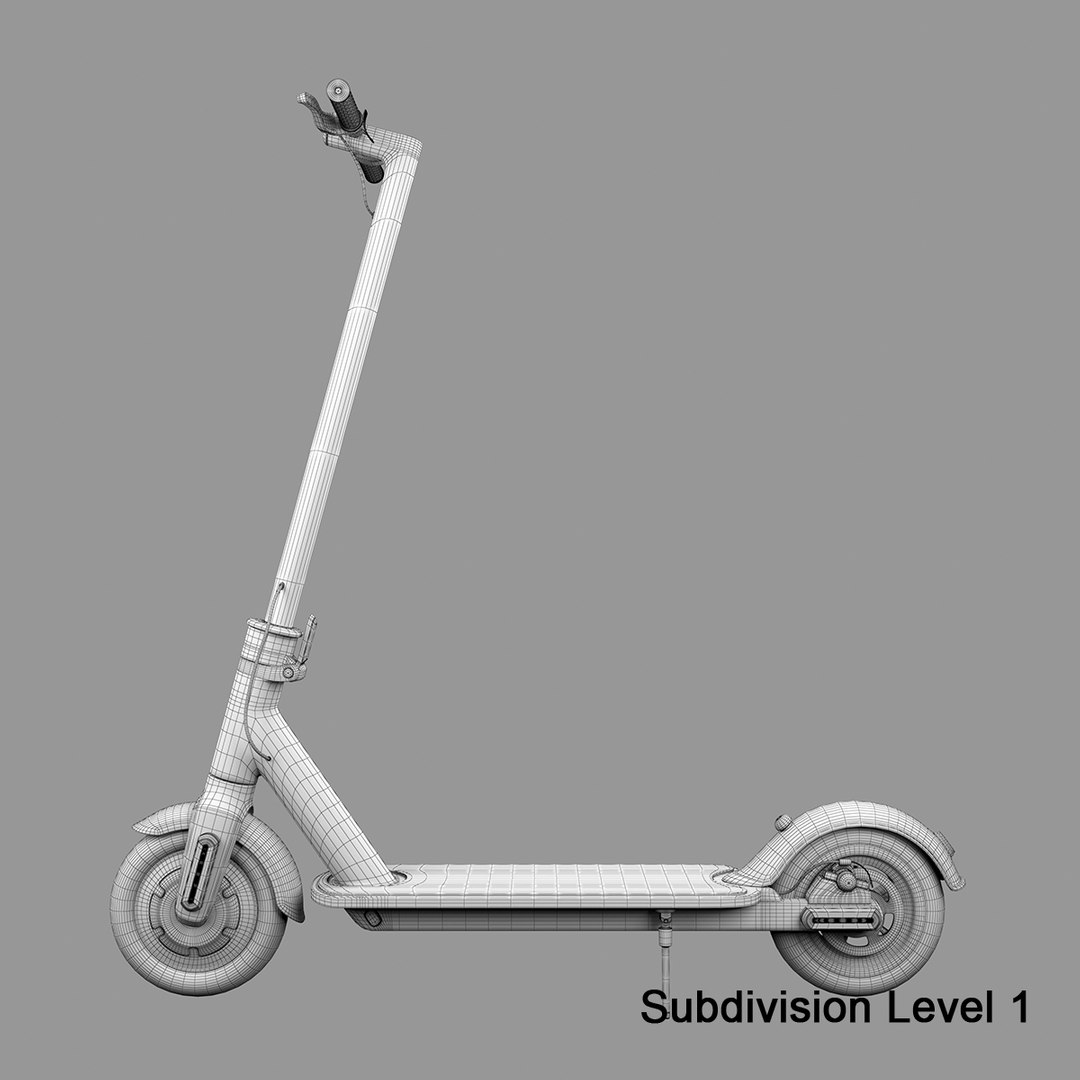 Electric Scooter 3D Model - TurboSquid 1207690