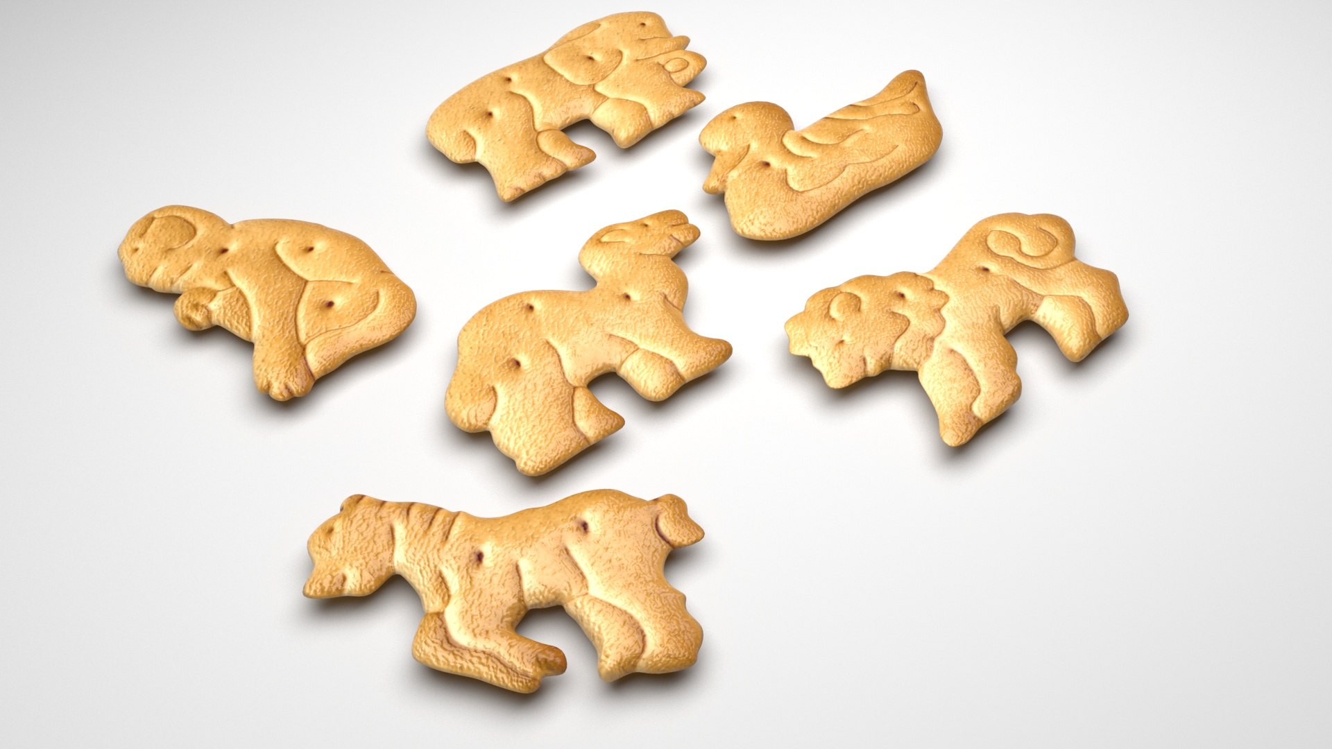 Animal Crackers 3D Model - TurboSquid 1893525