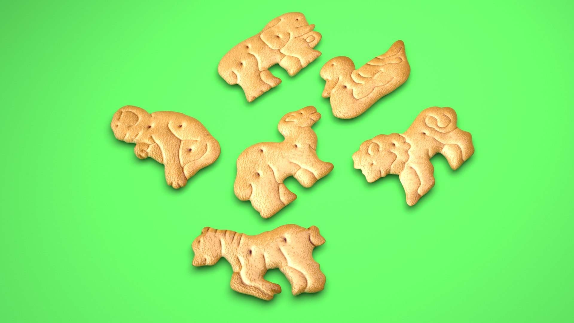 Animal Crackers 3D model - TurboSquid 1893525