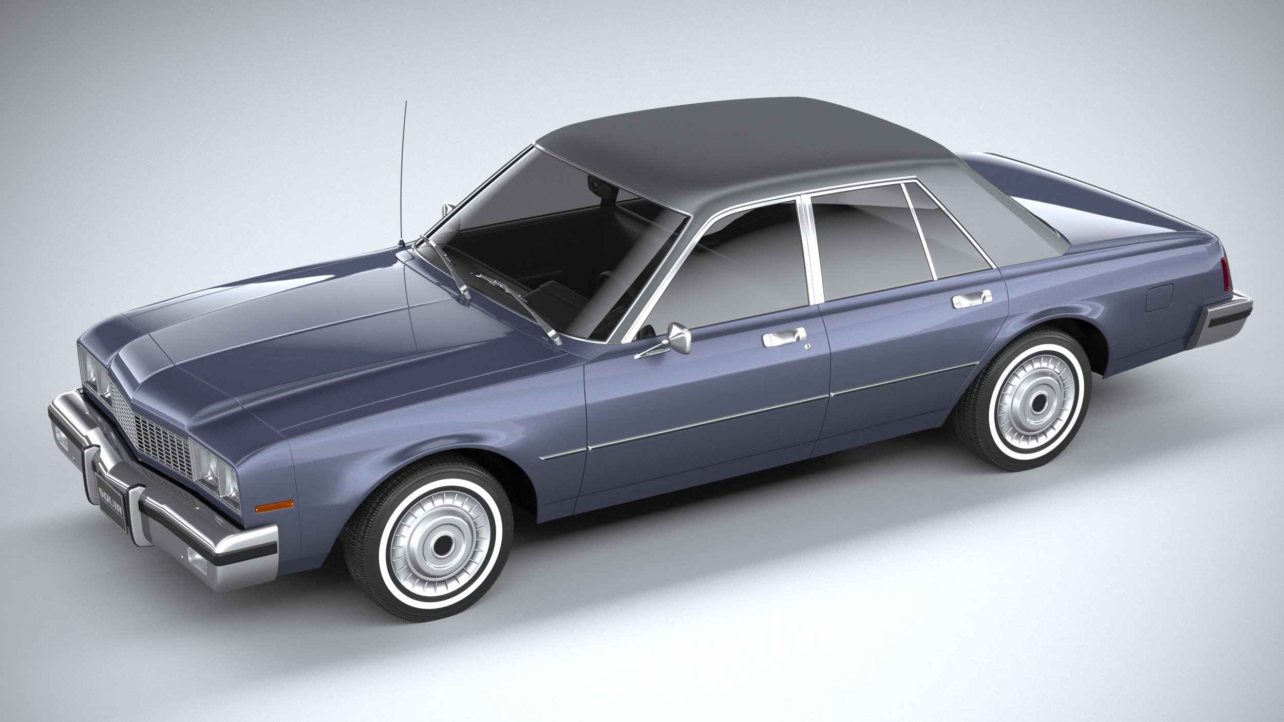 ジェネリックアメリカンクラシックセダン19703Dモデル - TurboSquid 1594405