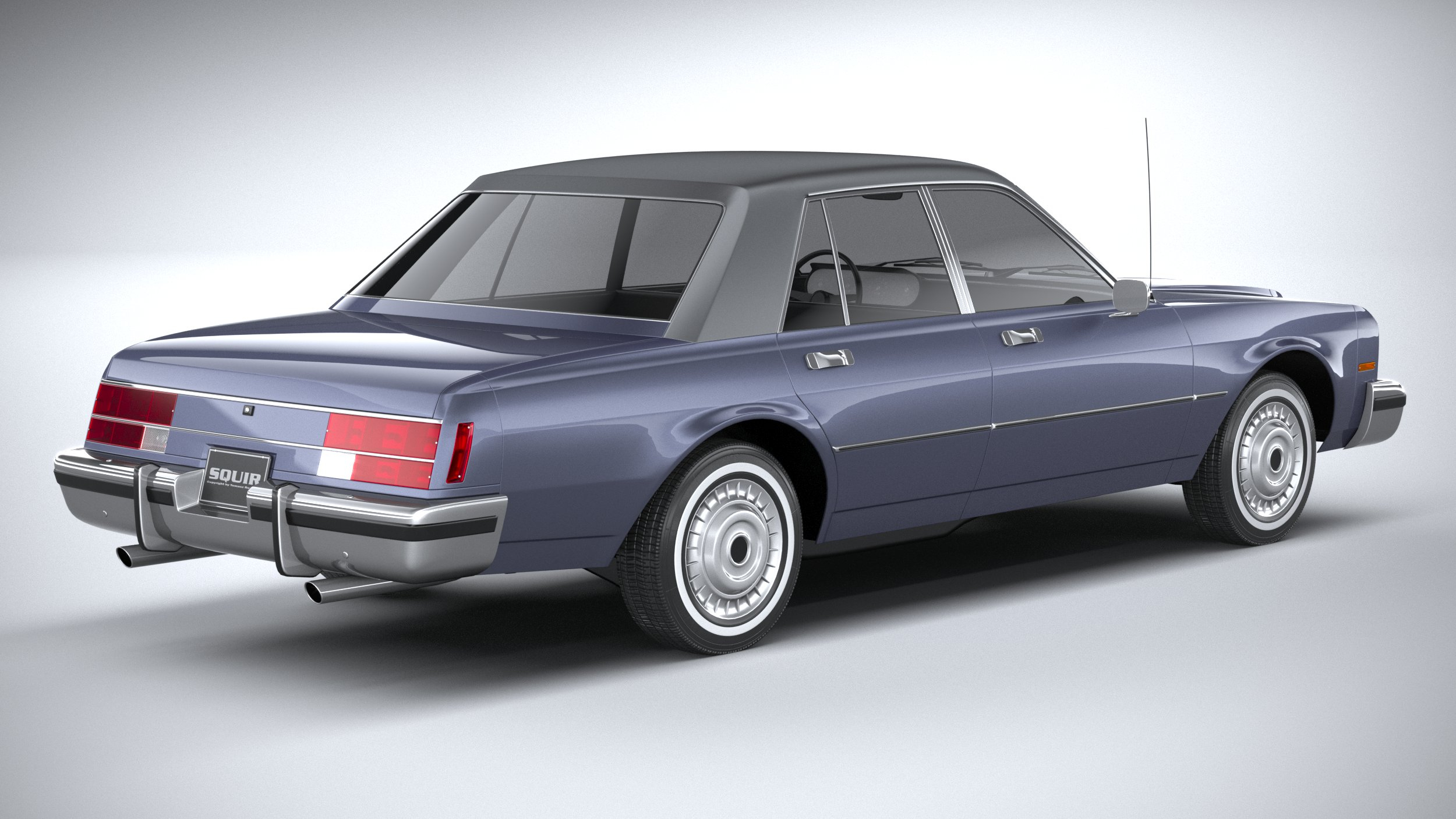 ジェネリックアメリカンクラシックセダン19703Dモデル - TurboSquid 1594405