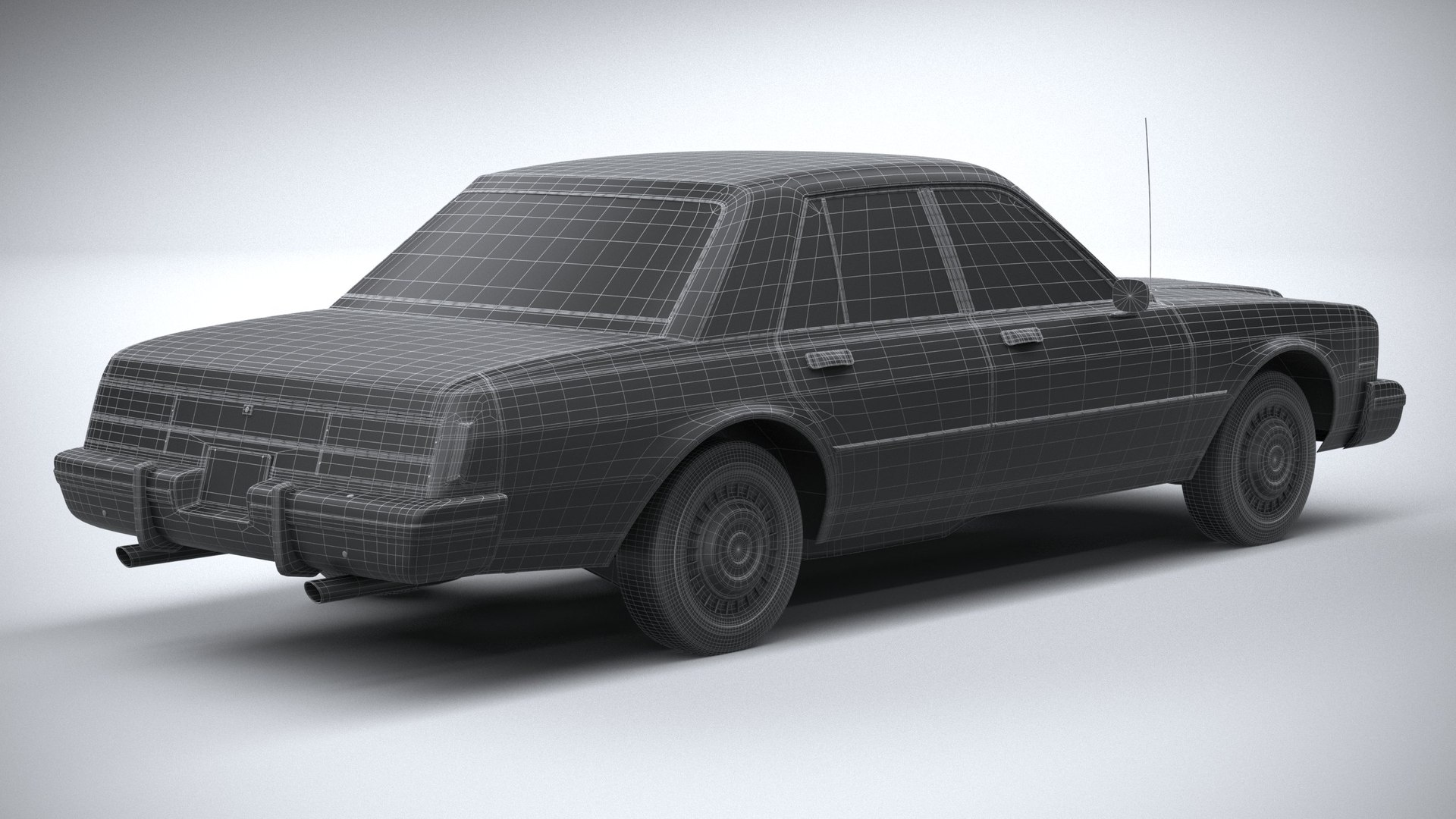 Generic american classic 3D model - TurboSquid 1594405