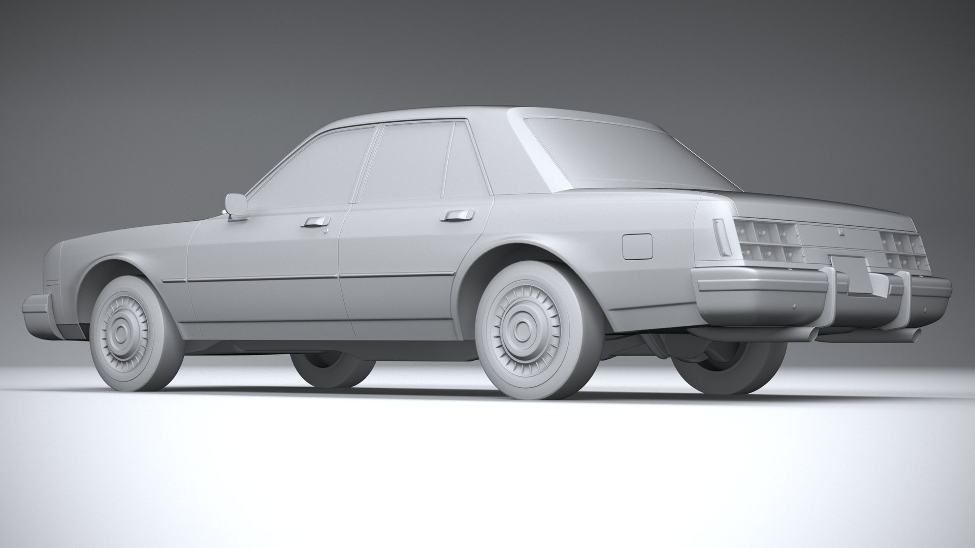 Generic american classic 3D model - TurboSquid 1594405