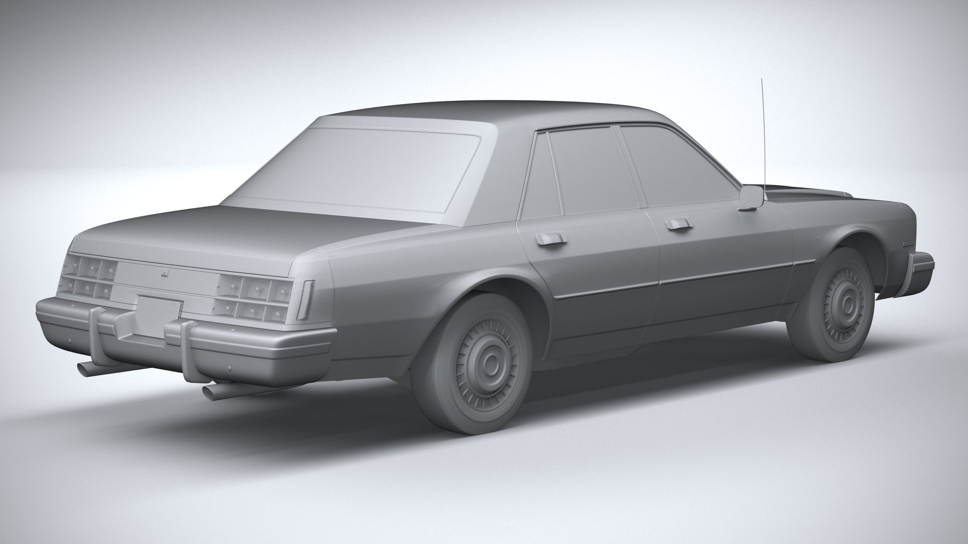 Generic american classic 3D model - TurboSquid 1594405