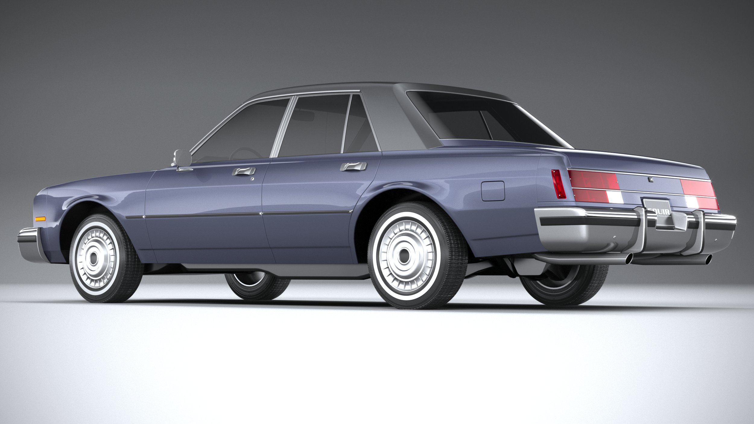 modelo 3d Sedán clásico americano genérico 1970 - TurboSquid 1594405