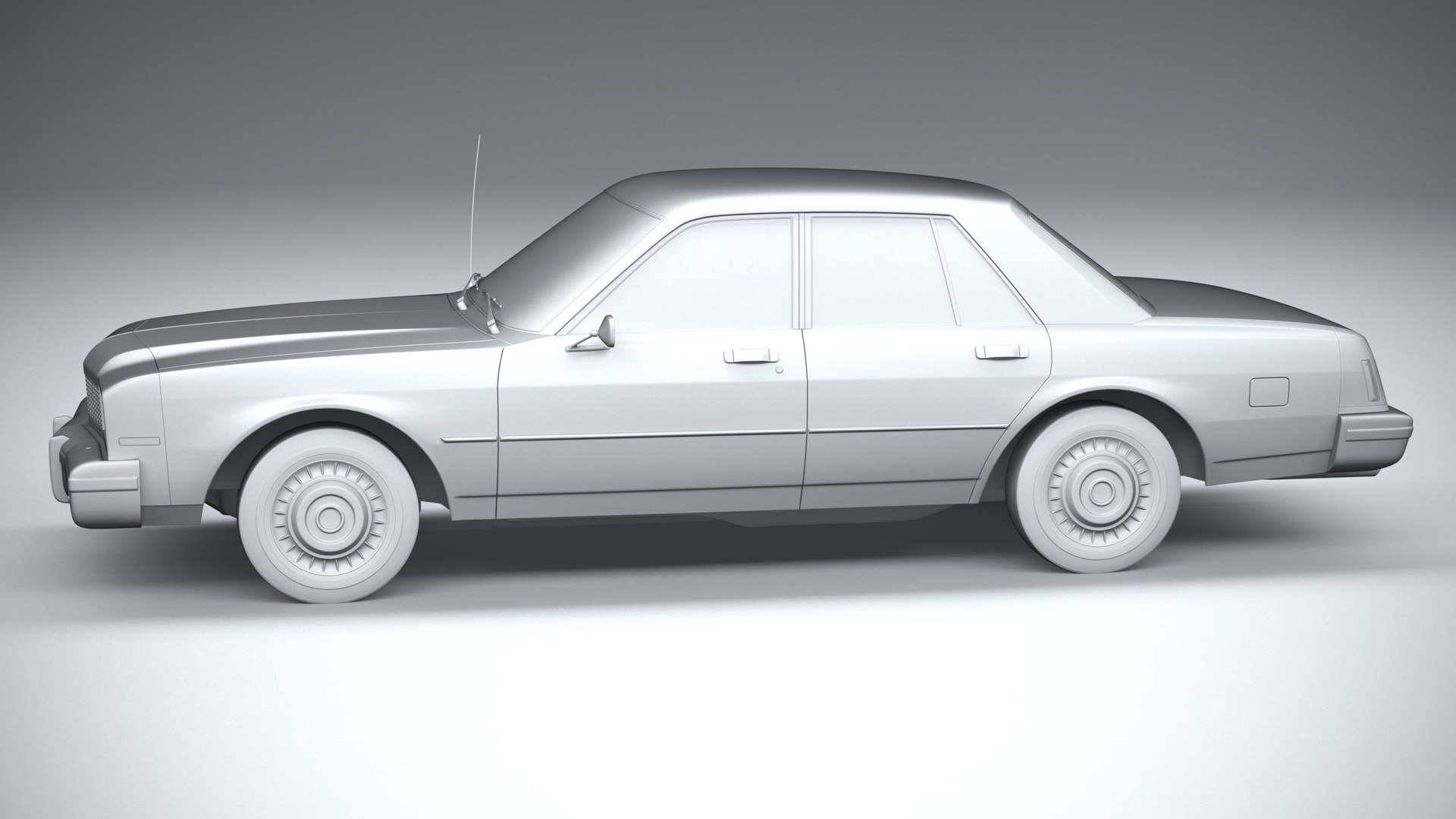 Generic american classic 3D model - TurboSquid 1594405