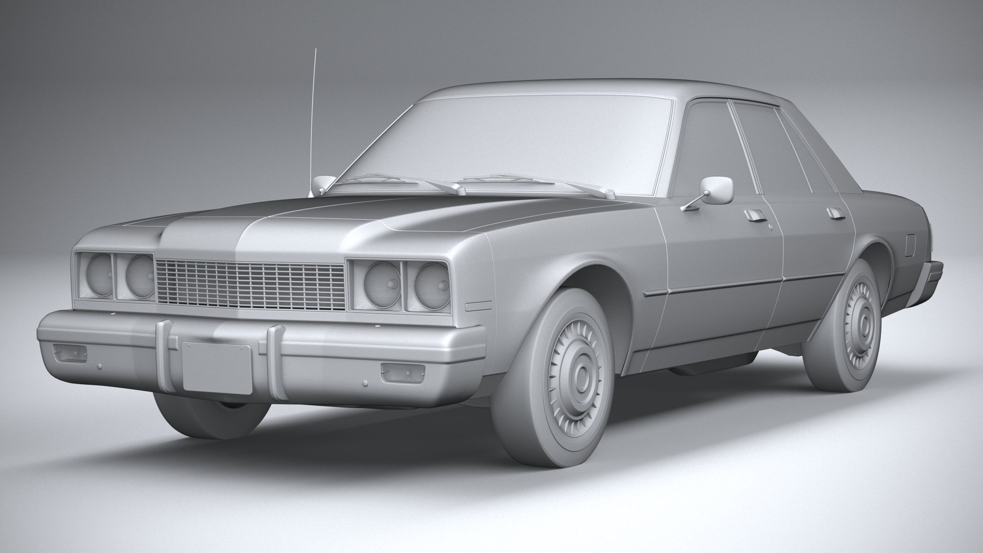 Generic american classic 3D model - TurboSquid 1594405