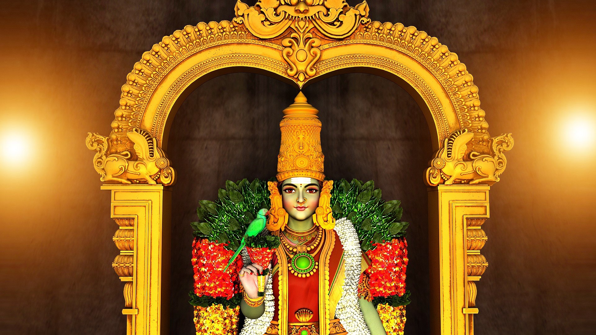 Madurai Meenakshi Amman Temple Interior 3D Model - TurboSquid 2344012
