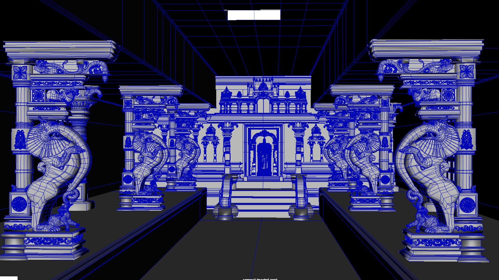 Madurai Meenakshi Amman Temple Interior 3D Model - TurboSquid 2344012