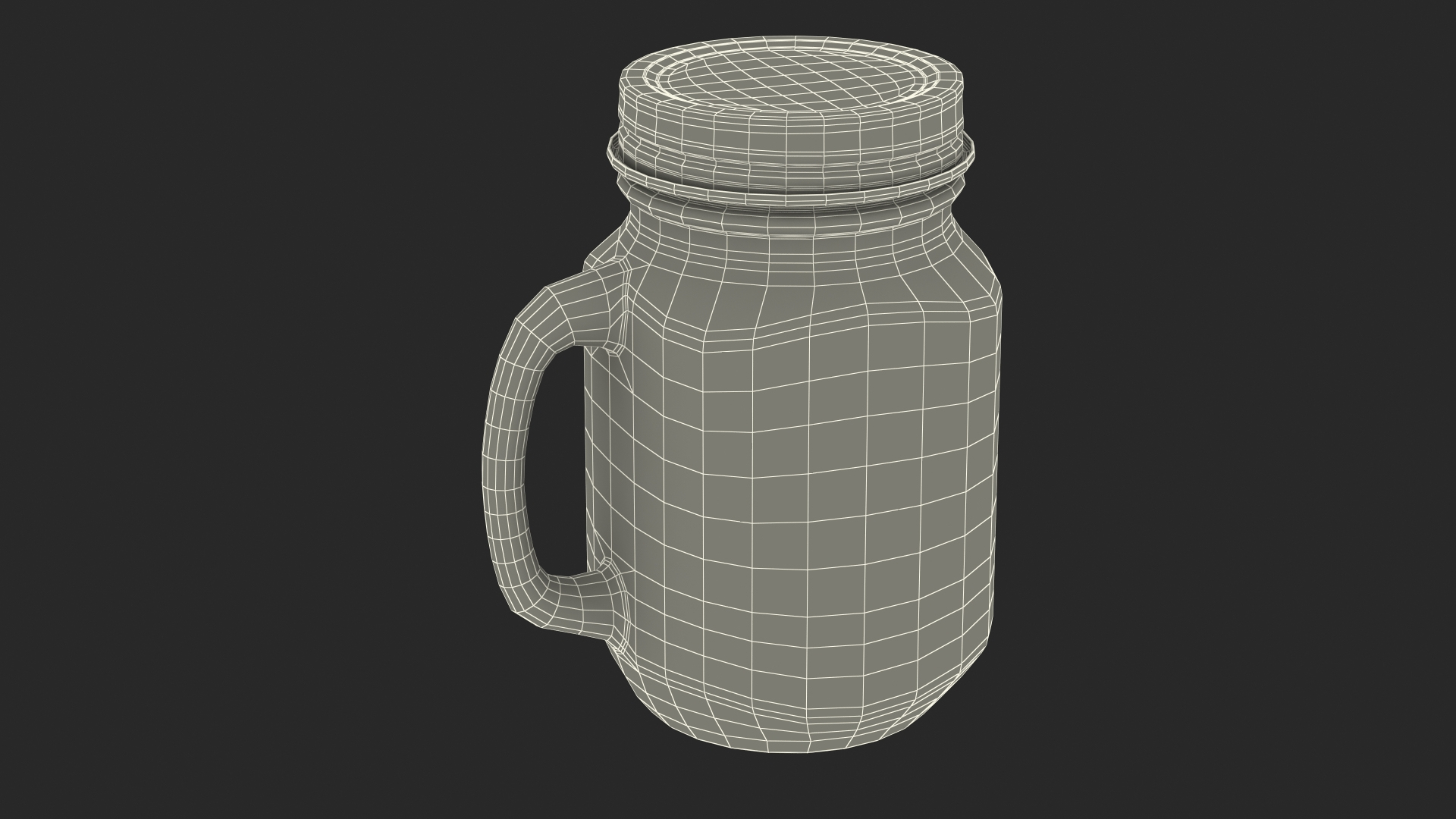 3D Model Drinking Jar With Handle - TurboSquid 1790644
