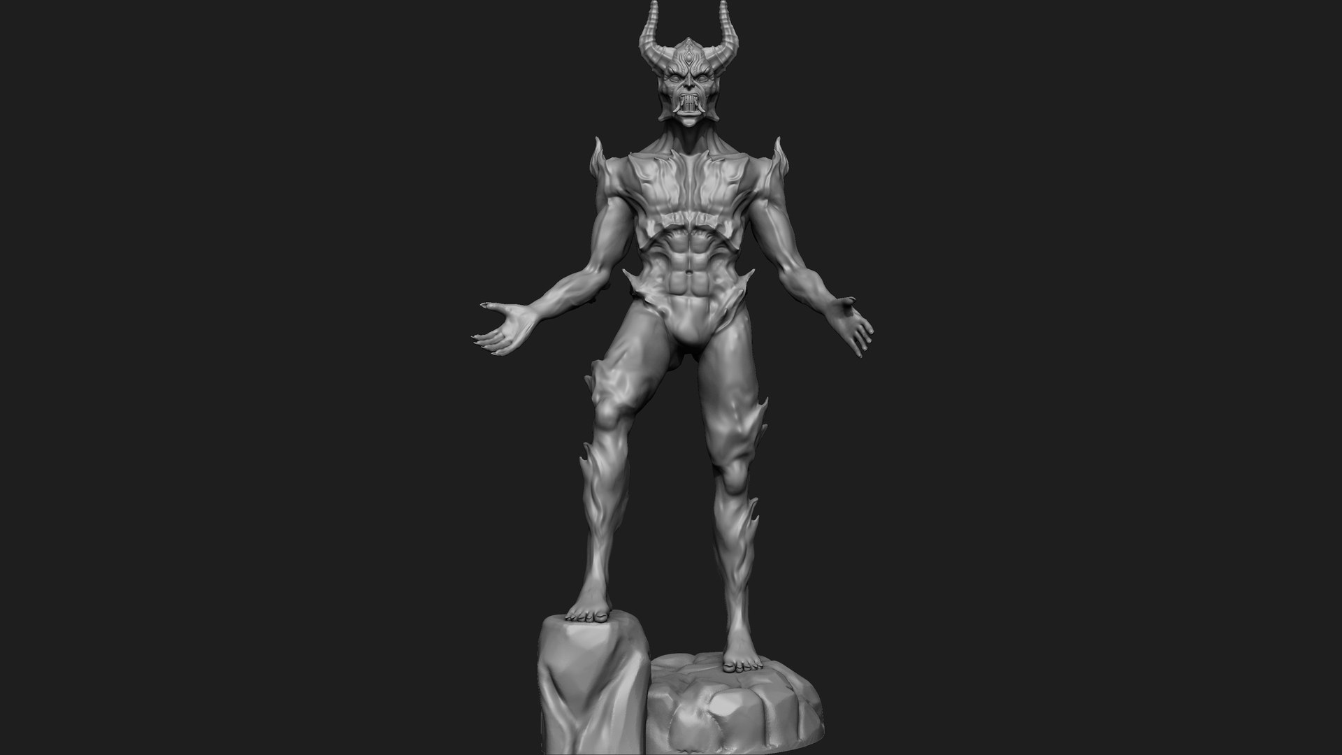 Demon Satan Lucifer 3D Model - TurboSquid 1610266
