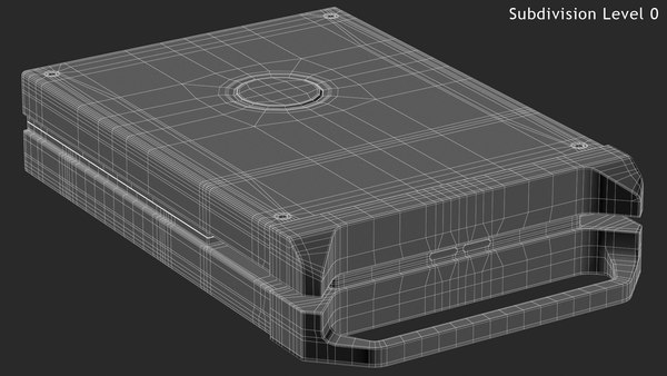 3D model sci-fi hard disk - TurboSquid 1516296