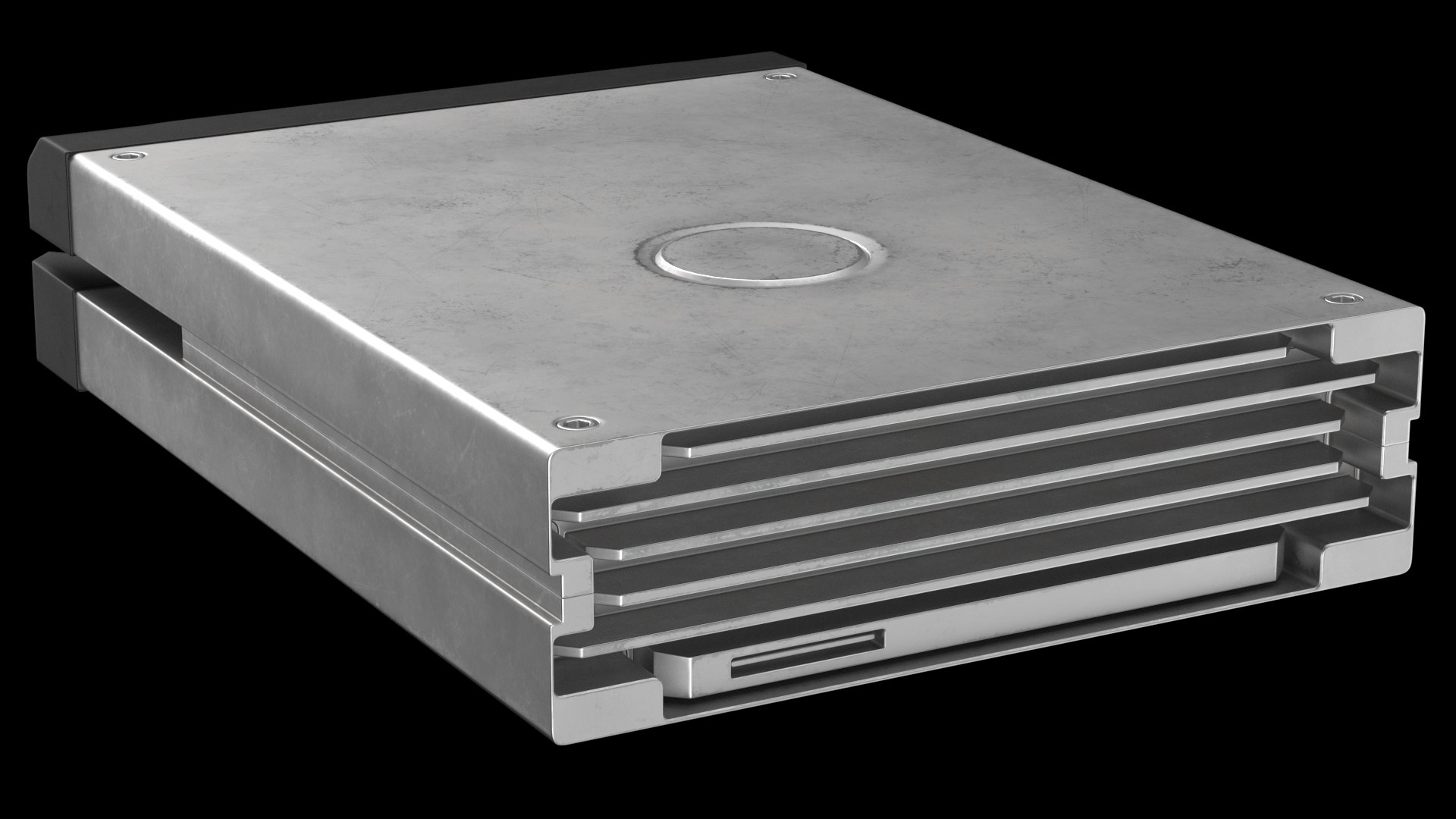 3D Model Sci-fi Hard Disk - TurboSquid 1516296