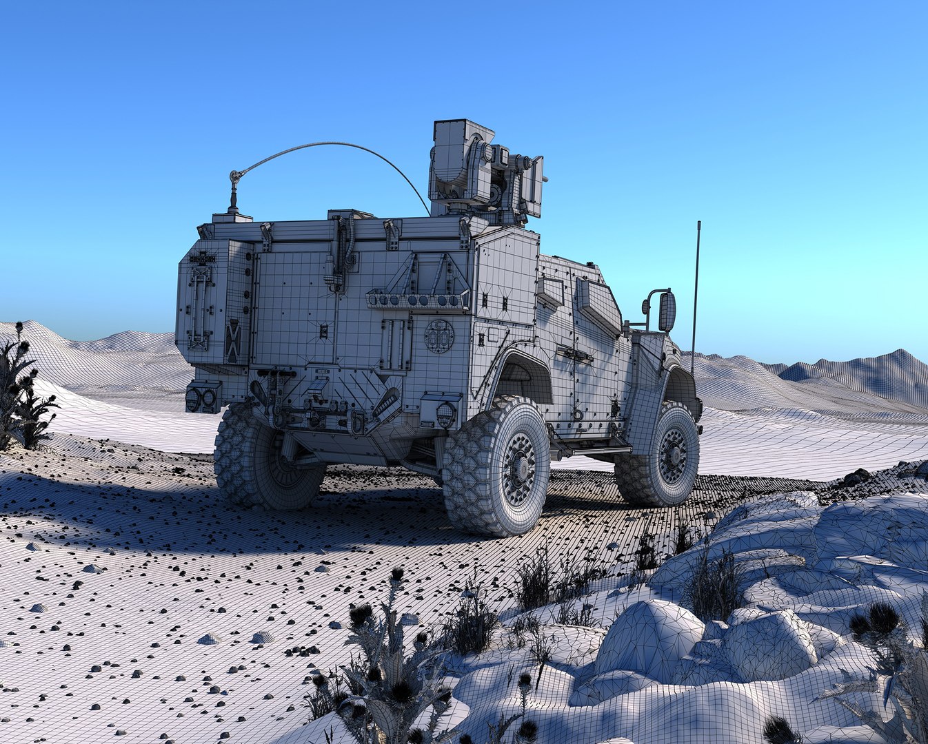 3D oshkosh jltv 2020 model - TurboSquid 1687854