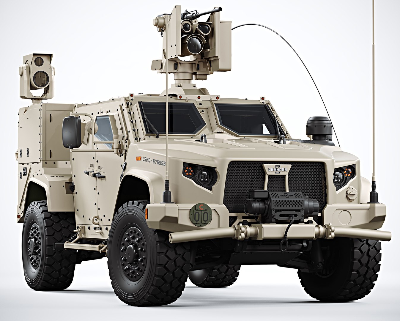 3D oshkosh jltv 2020 model - TurboSquid 1687854
