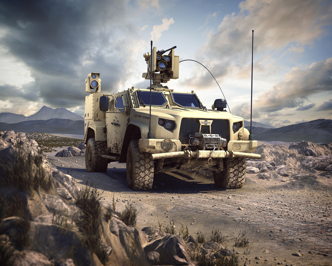 3D oshkosh jltv 2020 model - TurboSquid 1687854