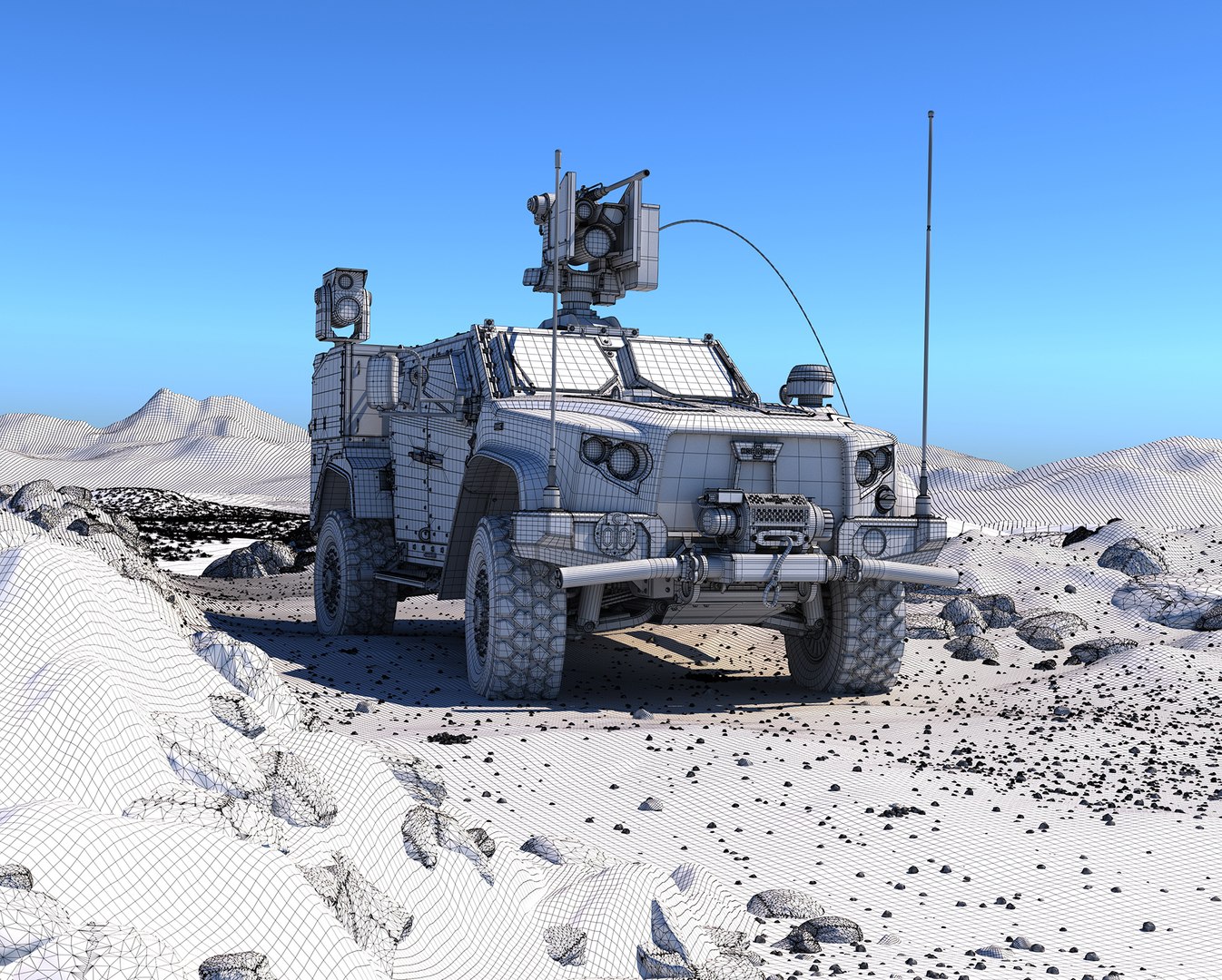 3D oshkosh jltv 2020 model - TurboSquid 1687854