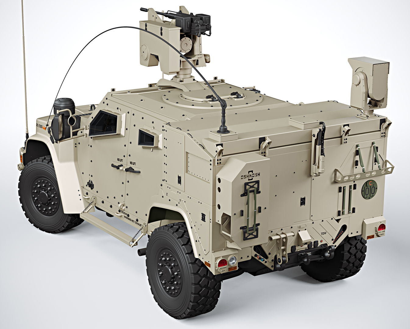 3D oshkosh jltv 2020 model - TurboSquid 1687854