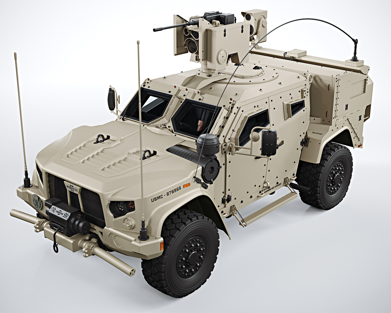 3D oshkosh jltv 2020 model - TurboSquid 1687854