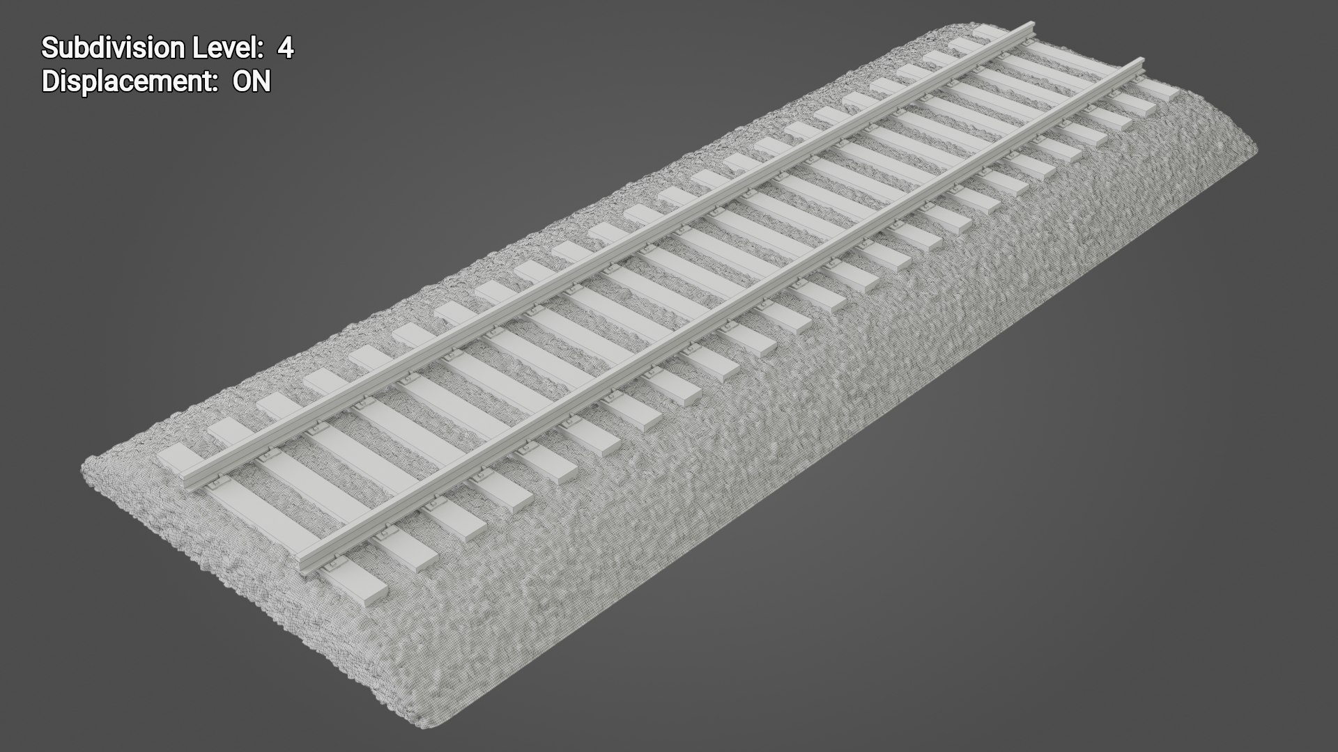 3D Railroad Track - Standard Guage 1435 Mm - TurboSquid 2021144