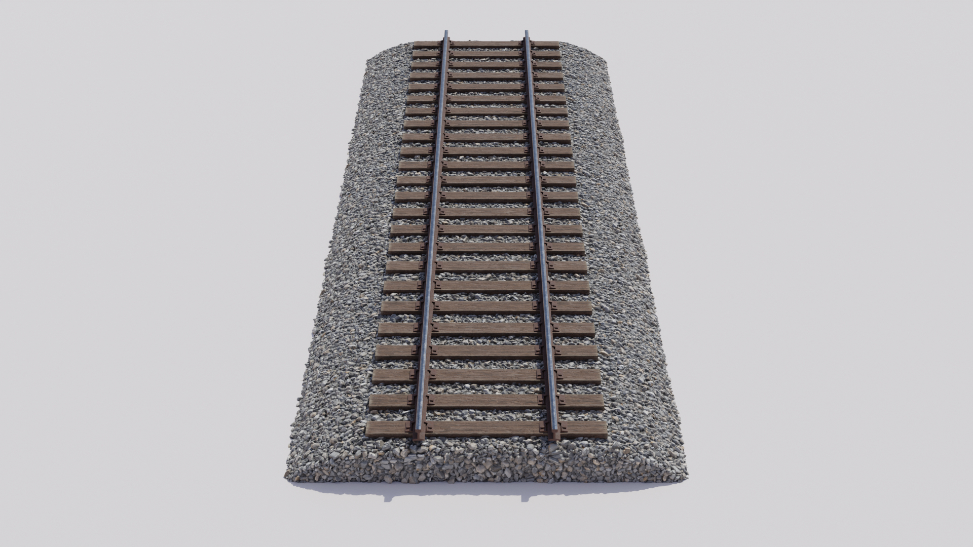 3D Railroad Track - Standard Guage 1435 Mm - TurboSquid 2021144