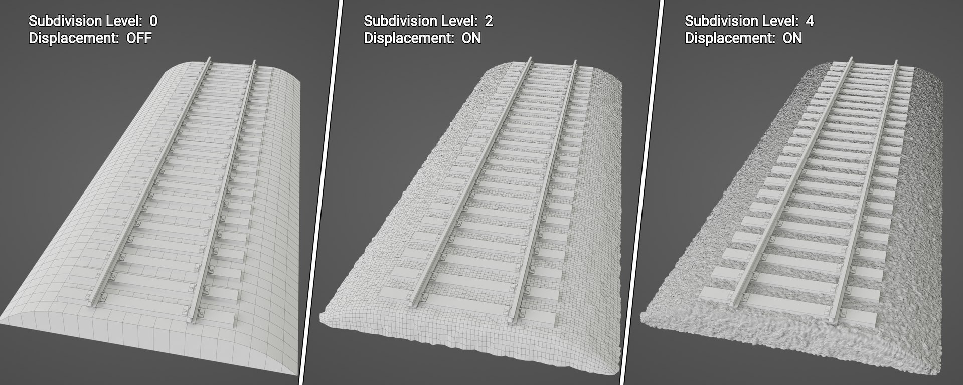 3D Railroad Track - Standard Guage 1435 Mm - TurboSquid 2021144